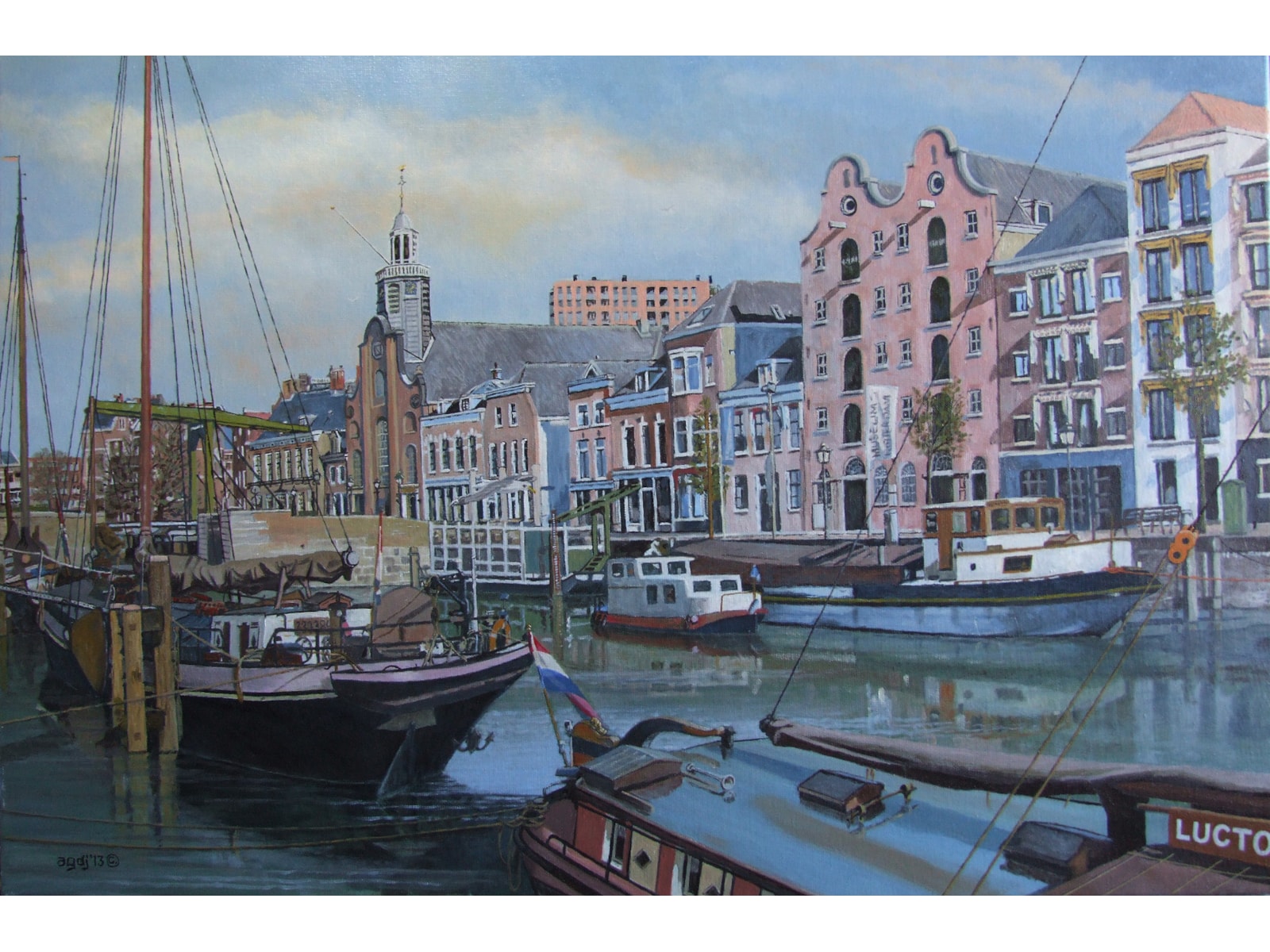 Rotterdam, Delfshaven with Pilgrim Fathers’ Church - AGDJ